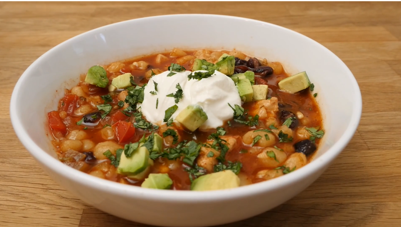 Spicy Chicken Hominy Soup | Springer Mountain Farms