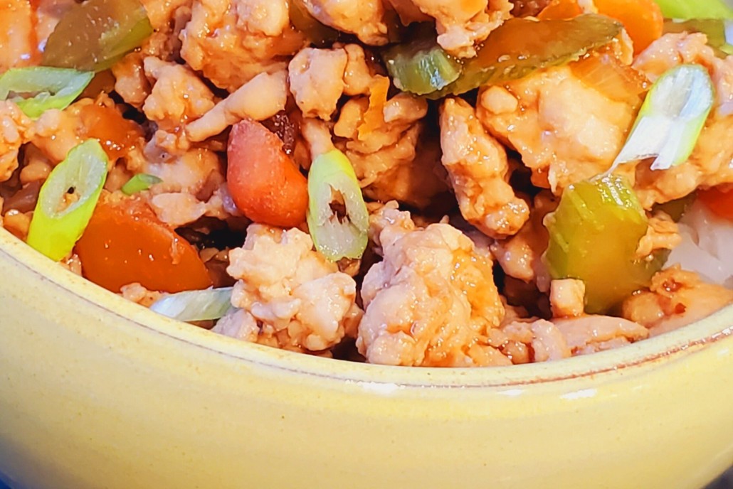 Ground Chicken Asian Rice Bowl | Springer Mountain Farms