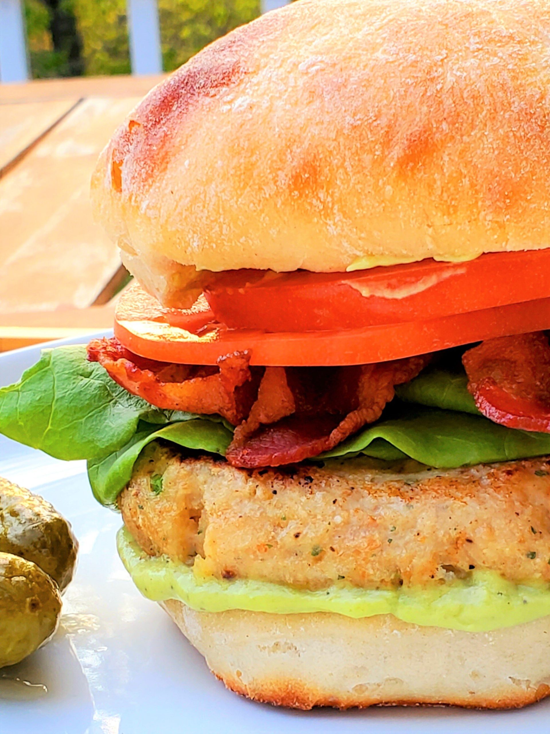 Chicken Bacon Ranch Burger | Springer Mountain Farms