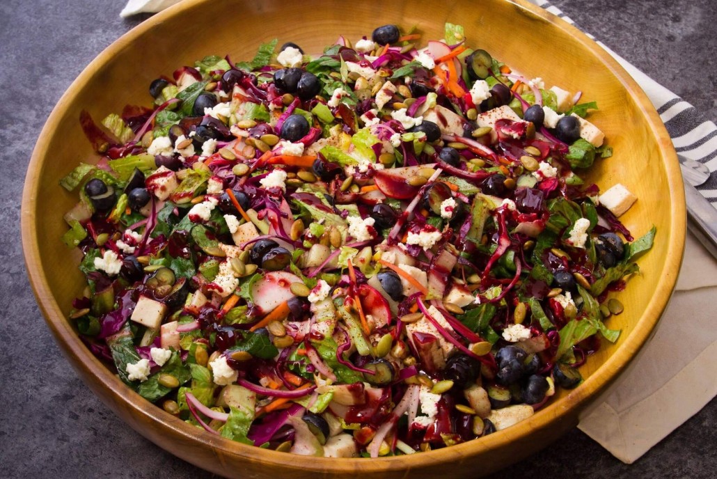 Chicken and Blueberry Salad with Blueberry Chili Lime Vinaigrette ...